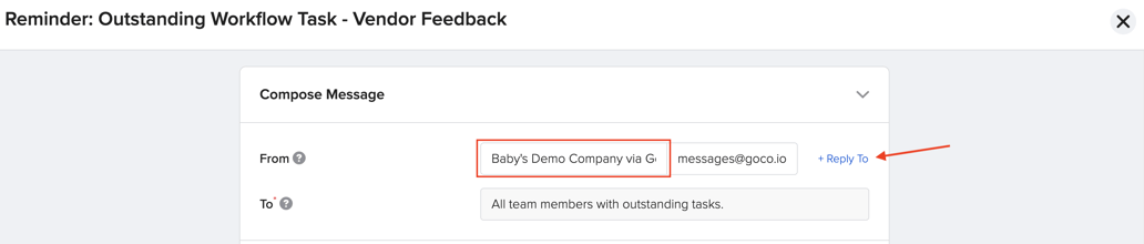 How to set customizable reminder Messages